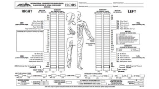 Asia scoring for spine trauma | PPTX