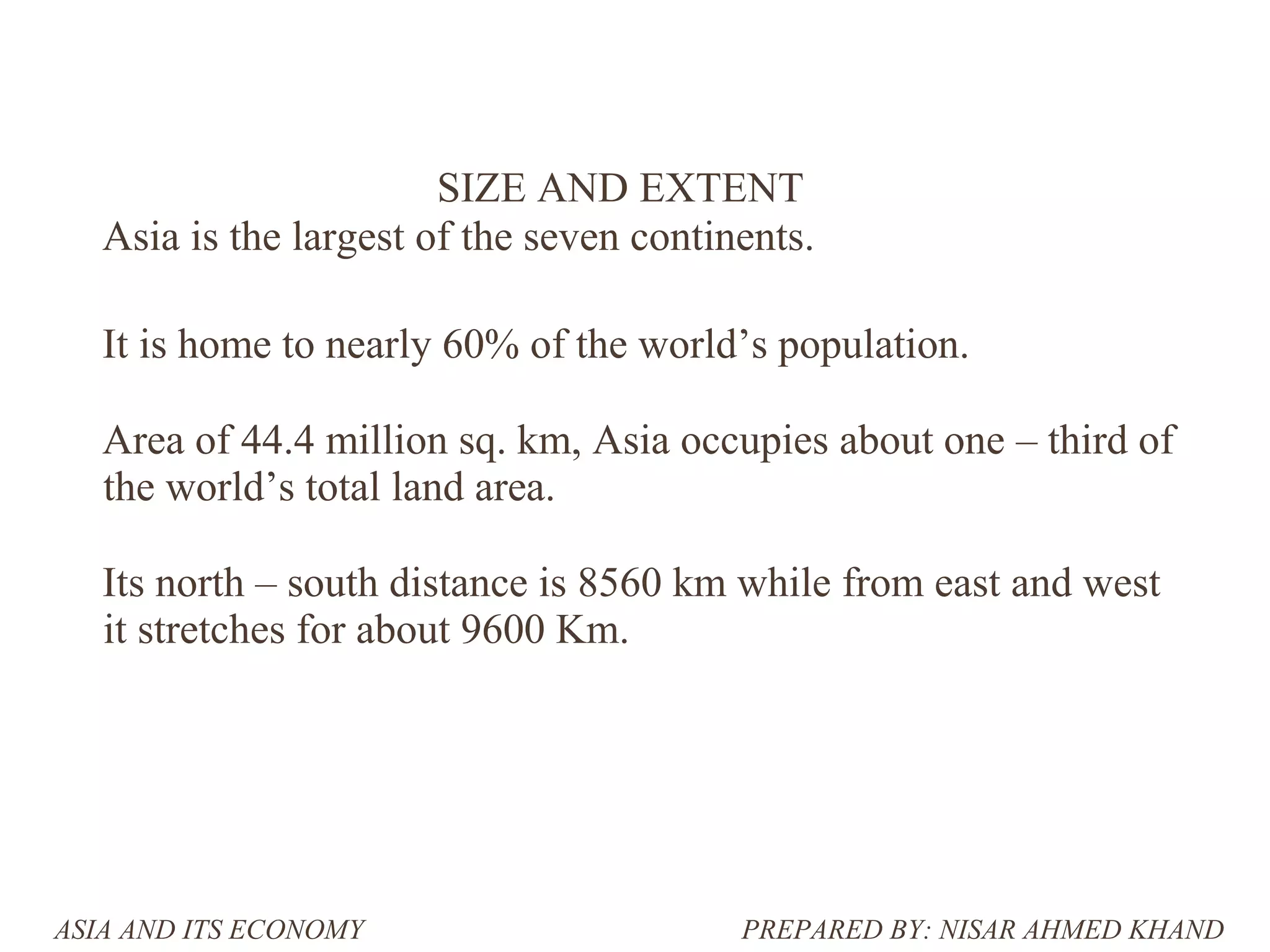 Asia and its Economy | PDF
