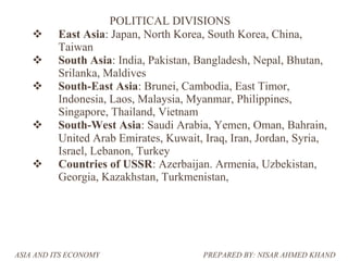 Asia and its Economy | PDF