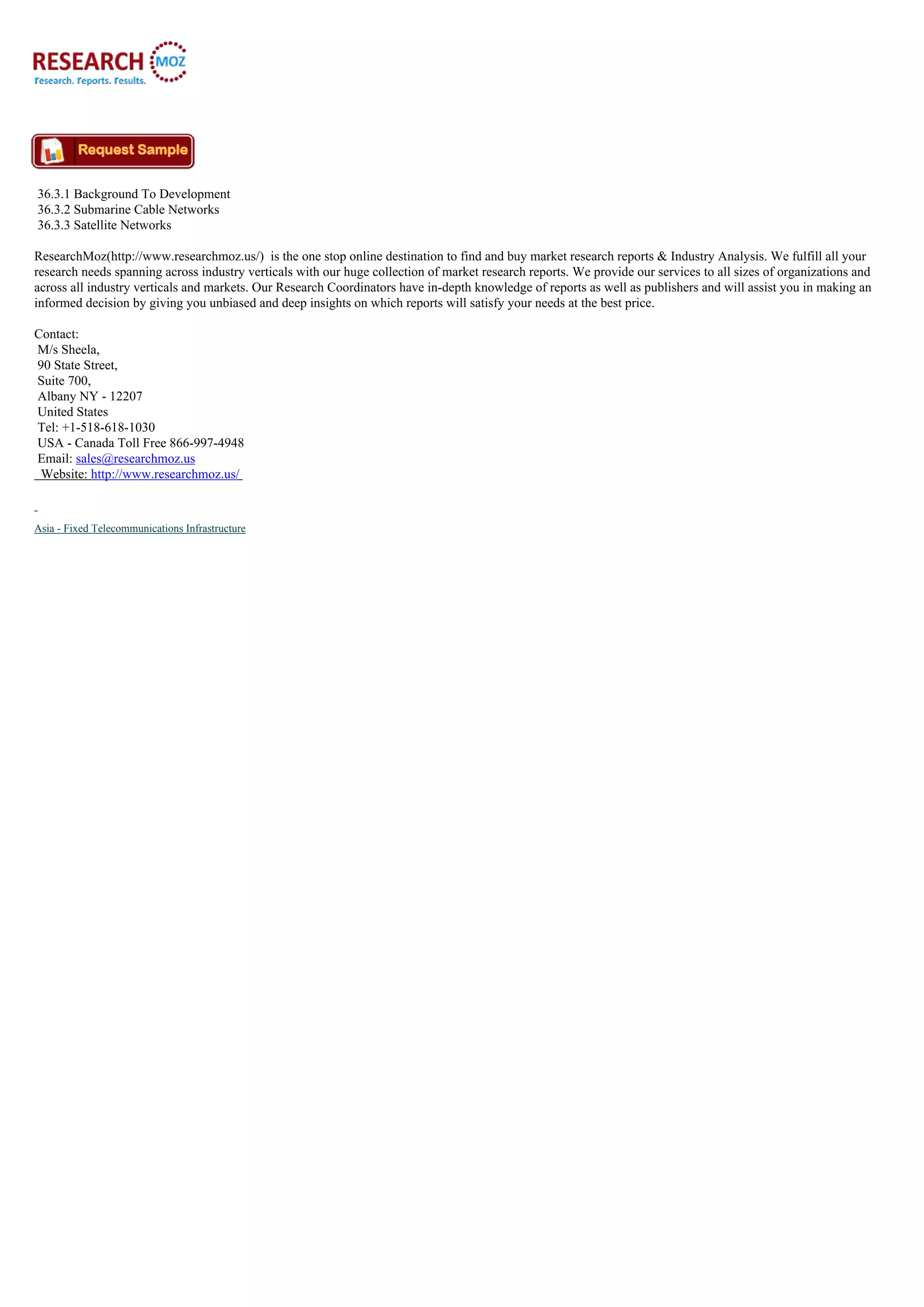 Asia fixed telecommunications infrastructure | PDF