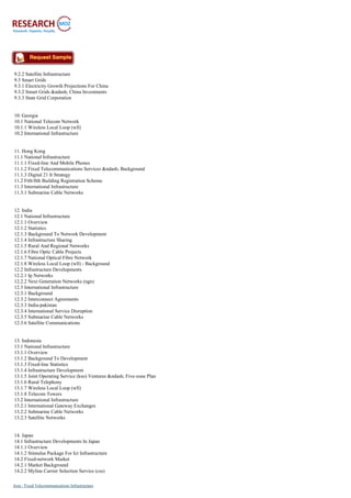 Asia fixed telecommunications infrastructure | PDF