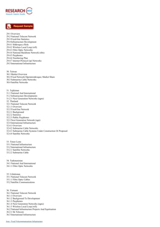 Asia fixed telecommunications infrastructure | PDF