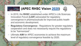 Asia Pacific Economic Cooperation (APEC) Role in Pharmaceutical ...
