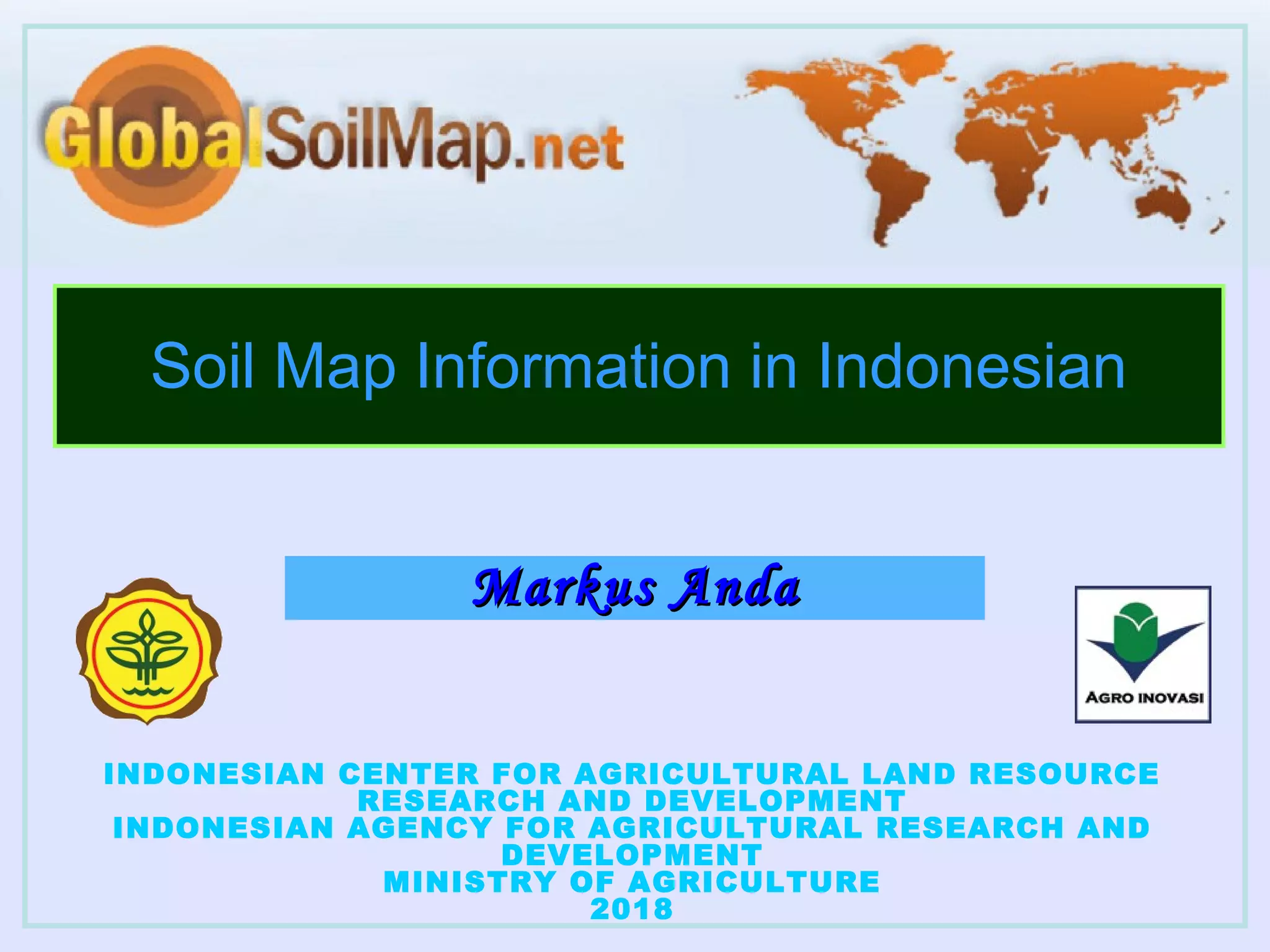 Soil Map information in Indonesia | PPT