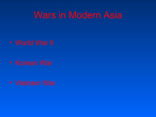Asia after world war ii | PPT | Business | Business and Finance