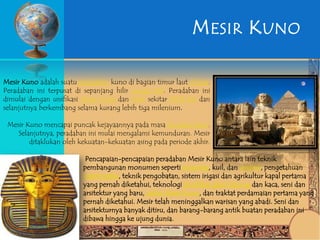 Peradaban Kuno di Syria dan Mesir | PPTX