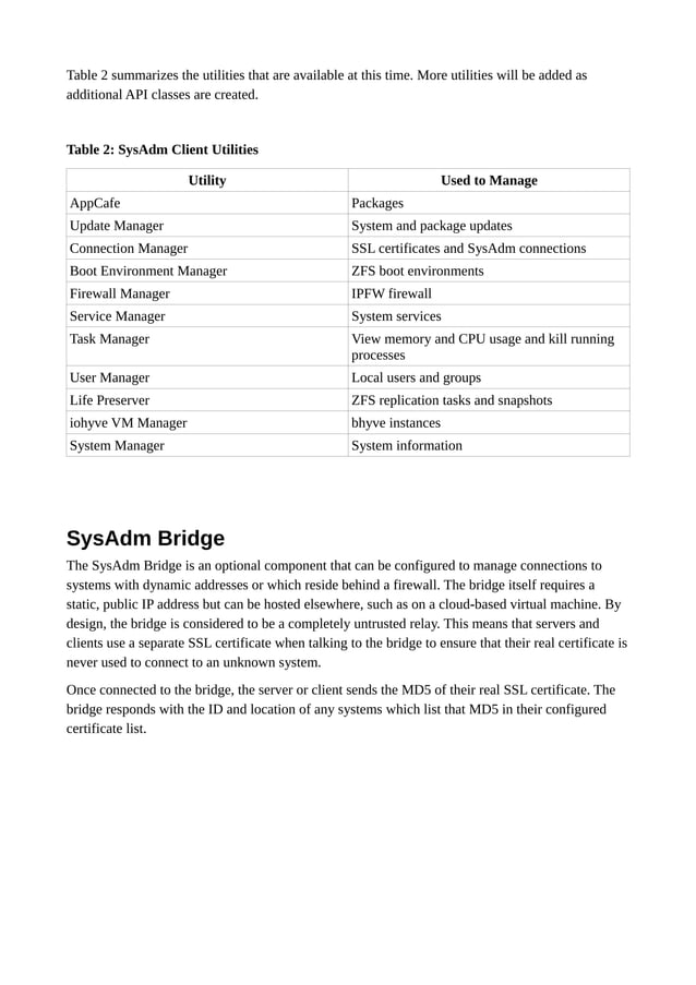 FreeBSD System Administration Using SysAdm | PDF | Operating Systems | Computer Software and ...
