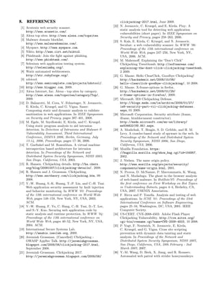 Paper: A Solution for the Automated Detection of Clickjacking Attacks | PDF