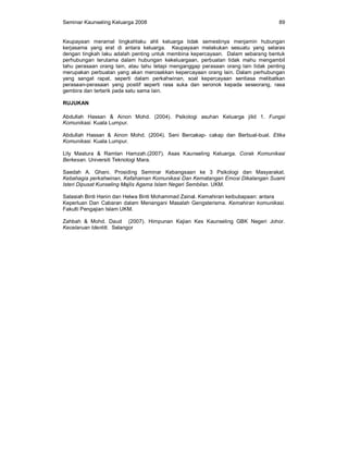 Asiah ali2008 peranankomunikasidalamhubungankekeluargaan | PDF