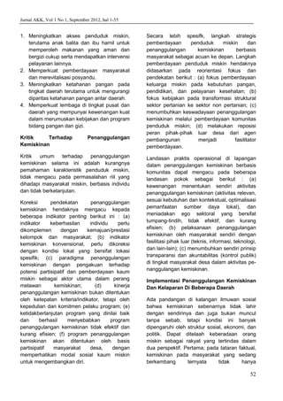 Kebijakan Penanggulangan Kemiskinan dan Kelaparan di Indonesia - Asiah Hamzah | PDF