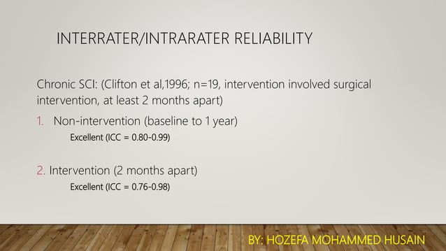AIS - ASIA Impairment Scale | PPTX