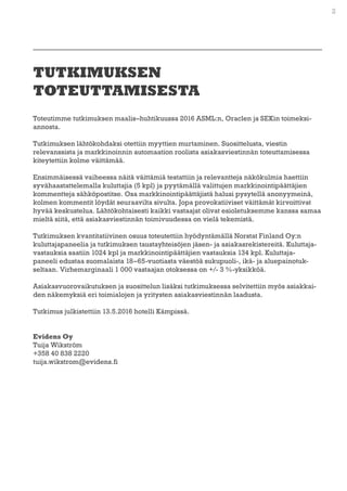 Asiakasviestintä 2016 raportti | PDF