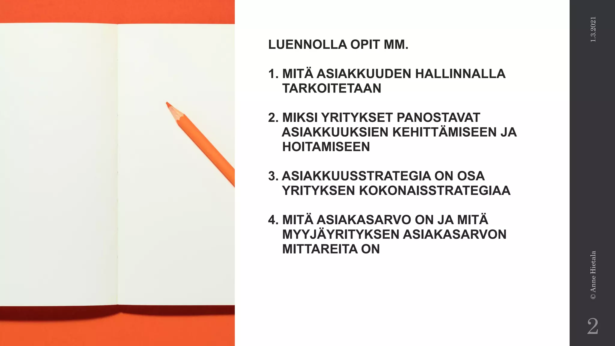 Asiakkuuksien hoitaminen | PDF