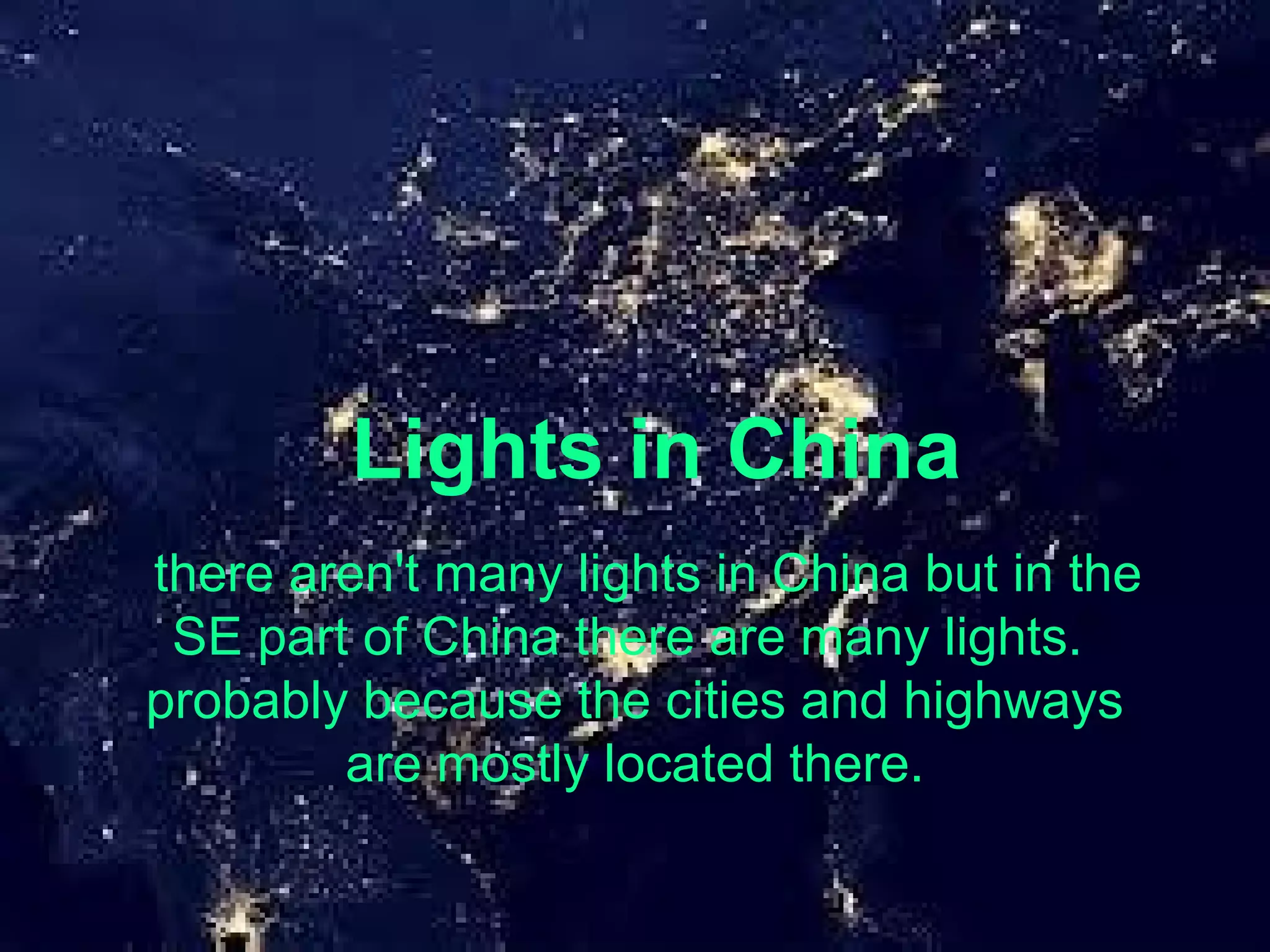 Asia lights at night slideshow | PPT