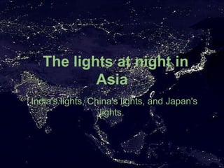 Asia lights at night slideshow | PPT