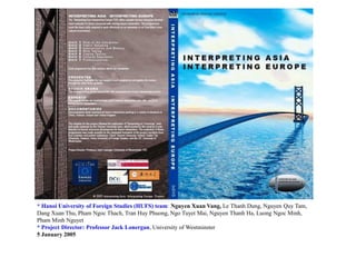 Asialink inter asia-europe cover1 | PPT