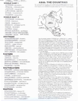 Asia map packet | PDF