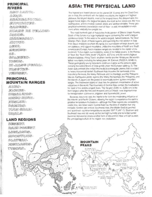 Asia map packet | PDF