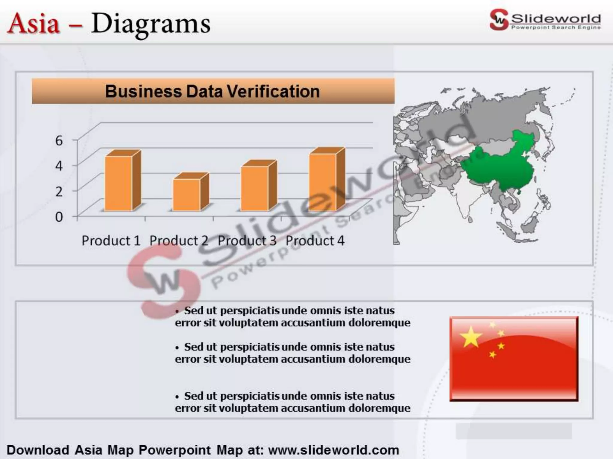 Asia Map Powerpoint Map - SlideWorld | PPTX