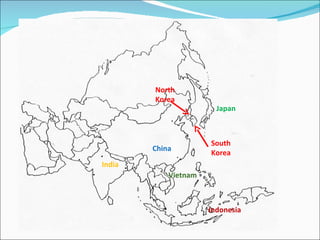 Asia map study | PPT