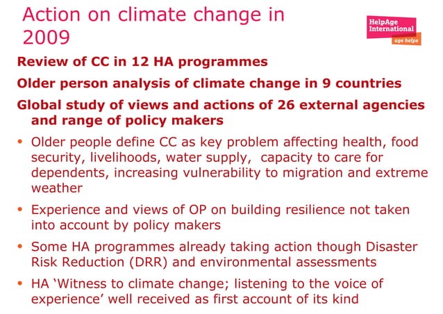 Older people and climate change | PPT
