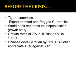 Asian Economic Crisis | PPT