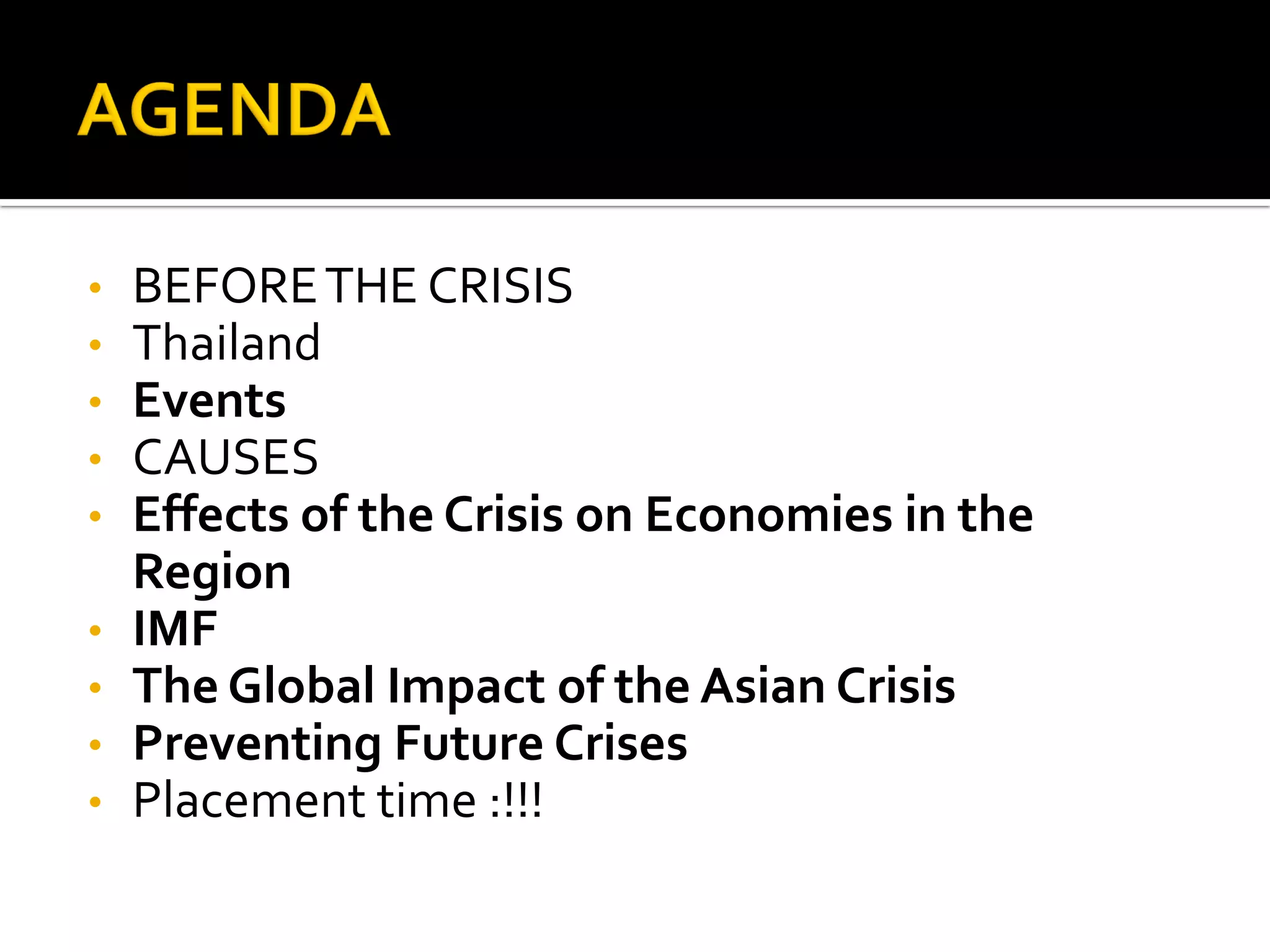 Asian Economic Crisis - SPJCM | PDF