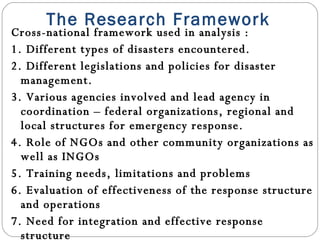 Disaster Management in Asia: Models, Policies and Programmes for Social ...