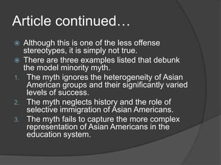 Asian american teachback | PPTX