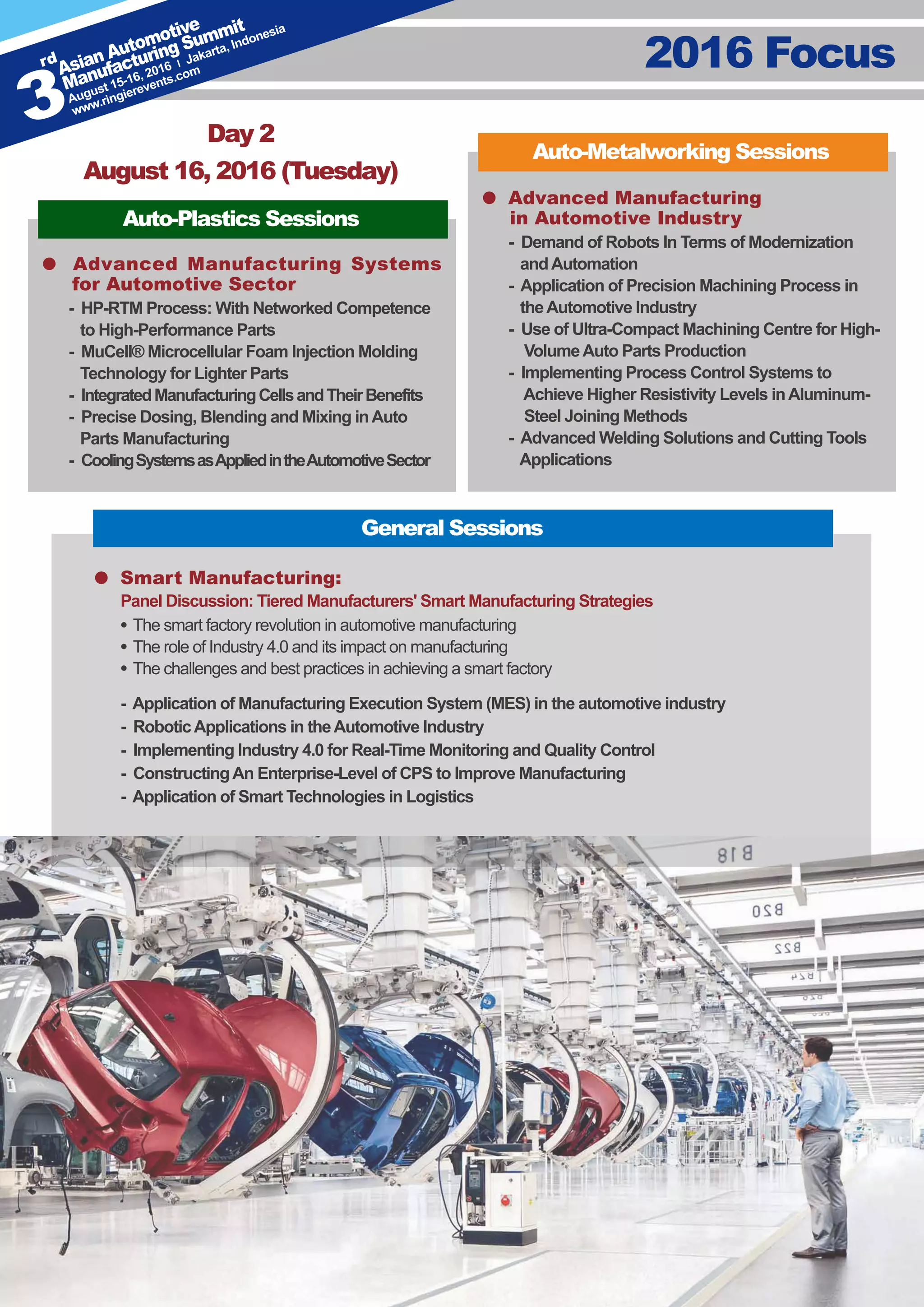 3rd Asian Automotive Manufacturing Summit Indonesia | PDF