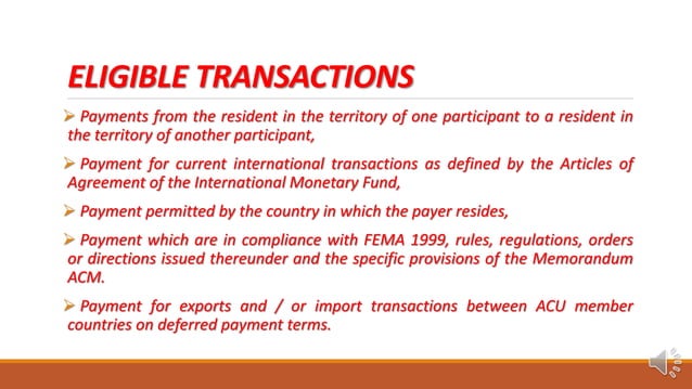 Asian Clearing Union | PPTX | Currencies | Economy