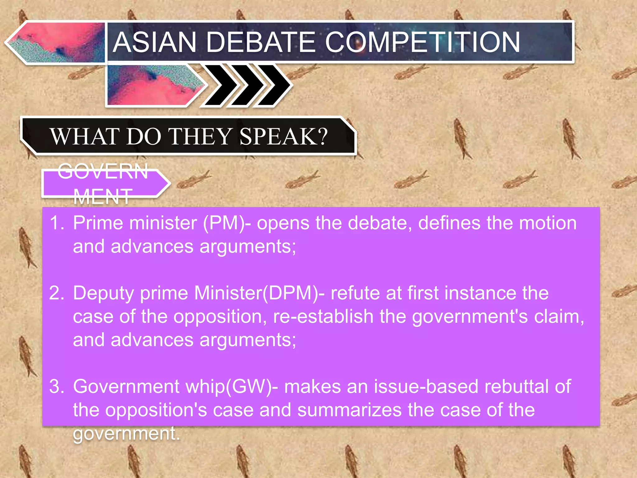 Asian debate competition | PPTX