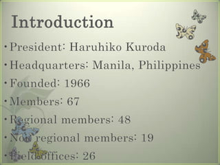 Asian Development Bank | PPTX