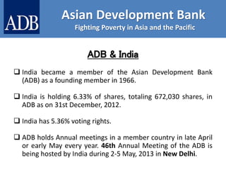 Asian development bank (ADB) | PPTX