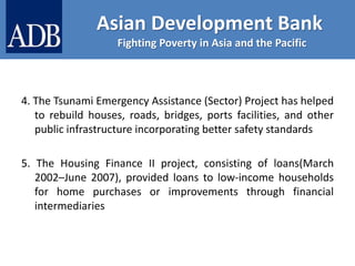 Asian development bank (ADB) | PPTX