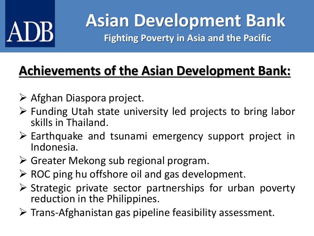 Asian Development Bank Adb