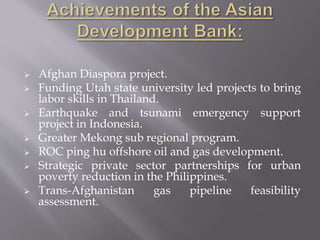 Asian development bank | PPT