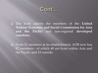 Asian development bank | PPT