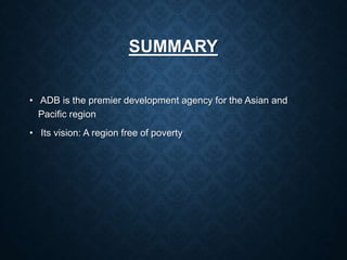 Asian development bank | PPTX