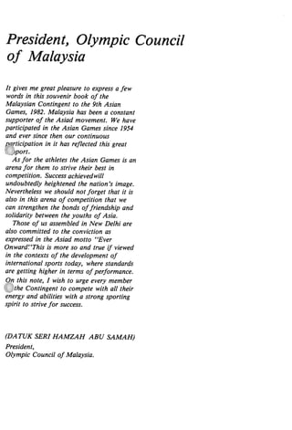Asian Games 1982 | PDF
