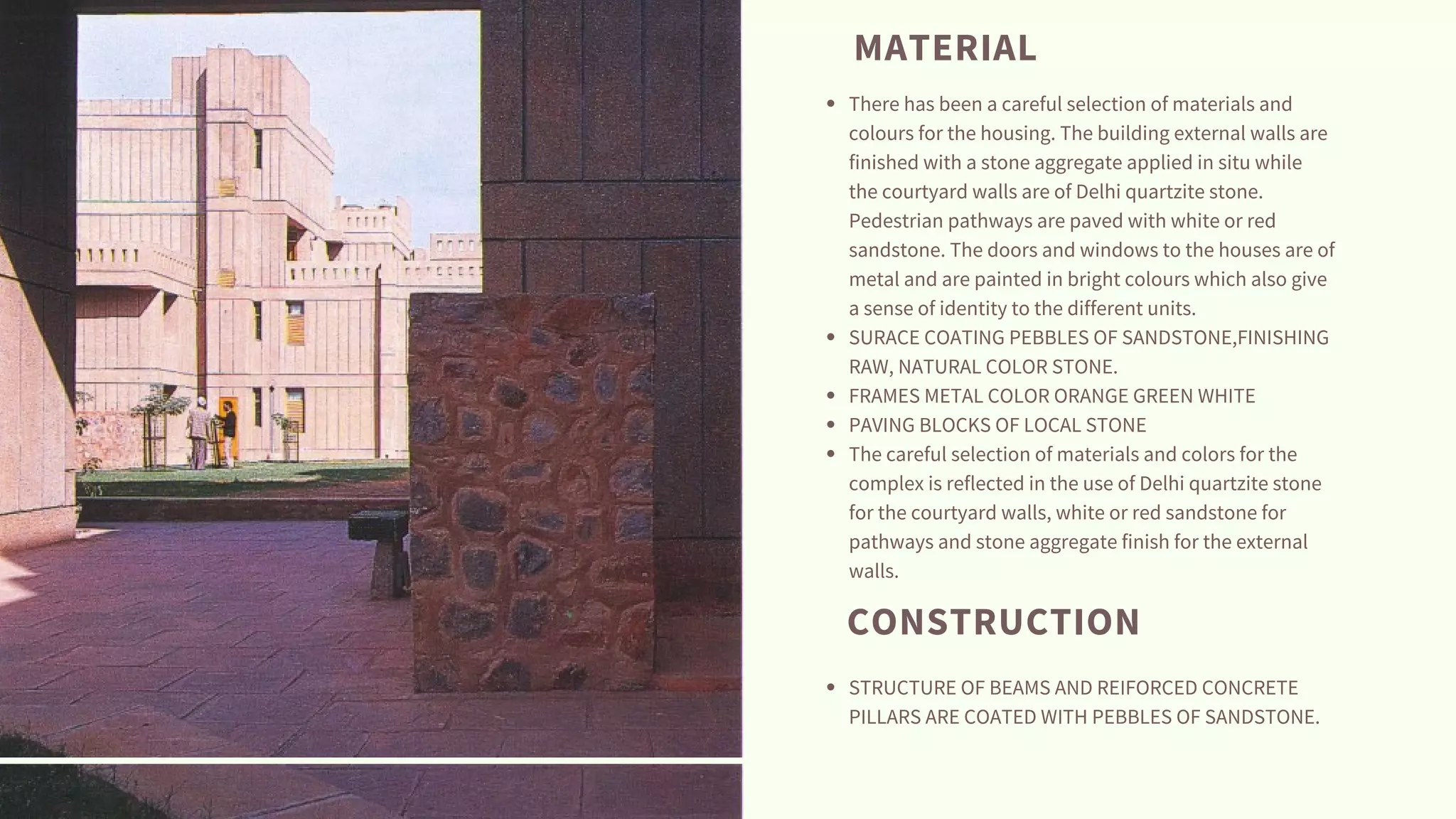 Raj Rewal Asian games village case study | PDF
