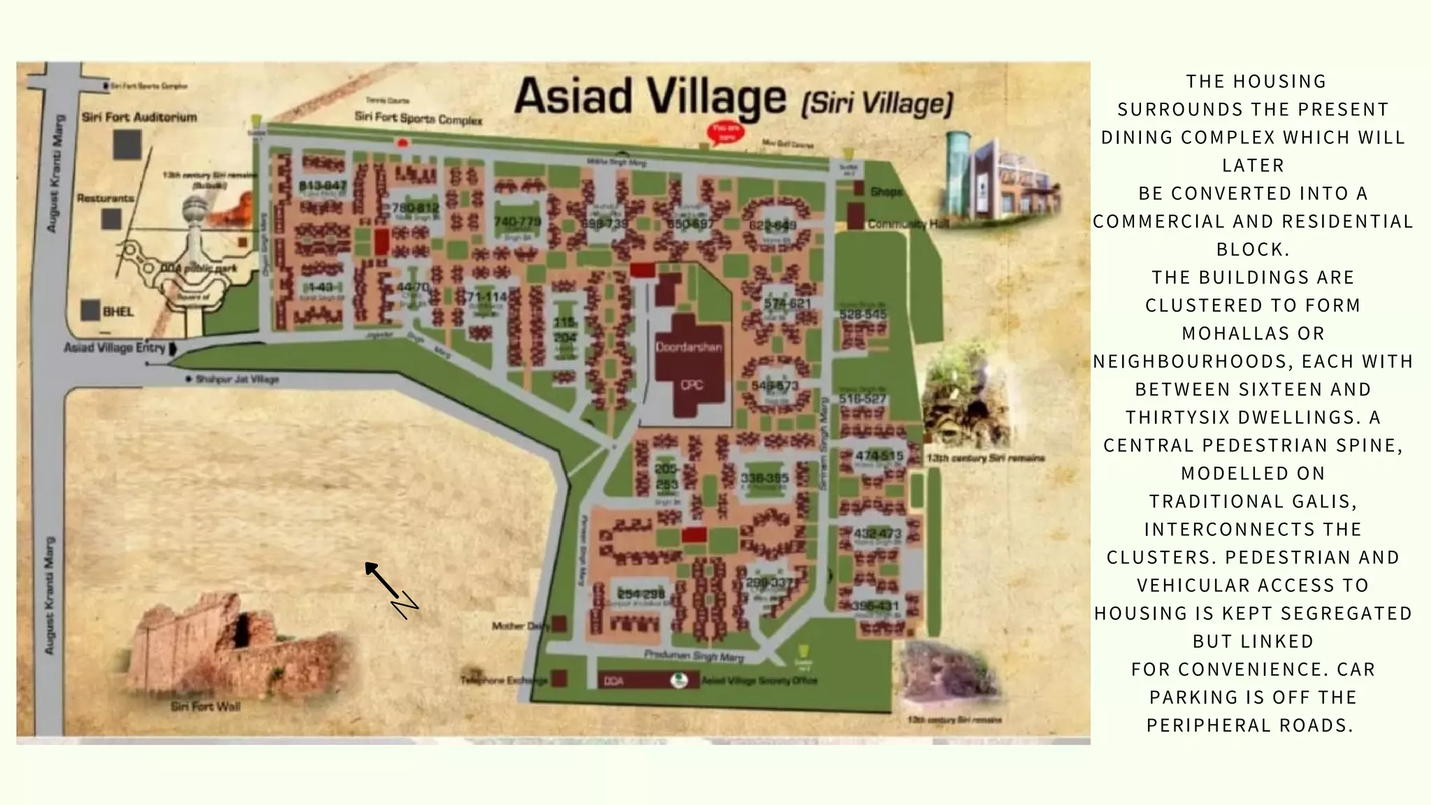 Raj Rewal Asian games village case study | PDF