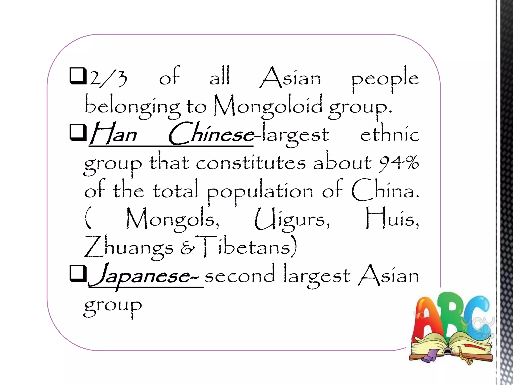 Asian geography( PEOPLE, LANGUAGE AND RELIGION) | PPT | Free Download