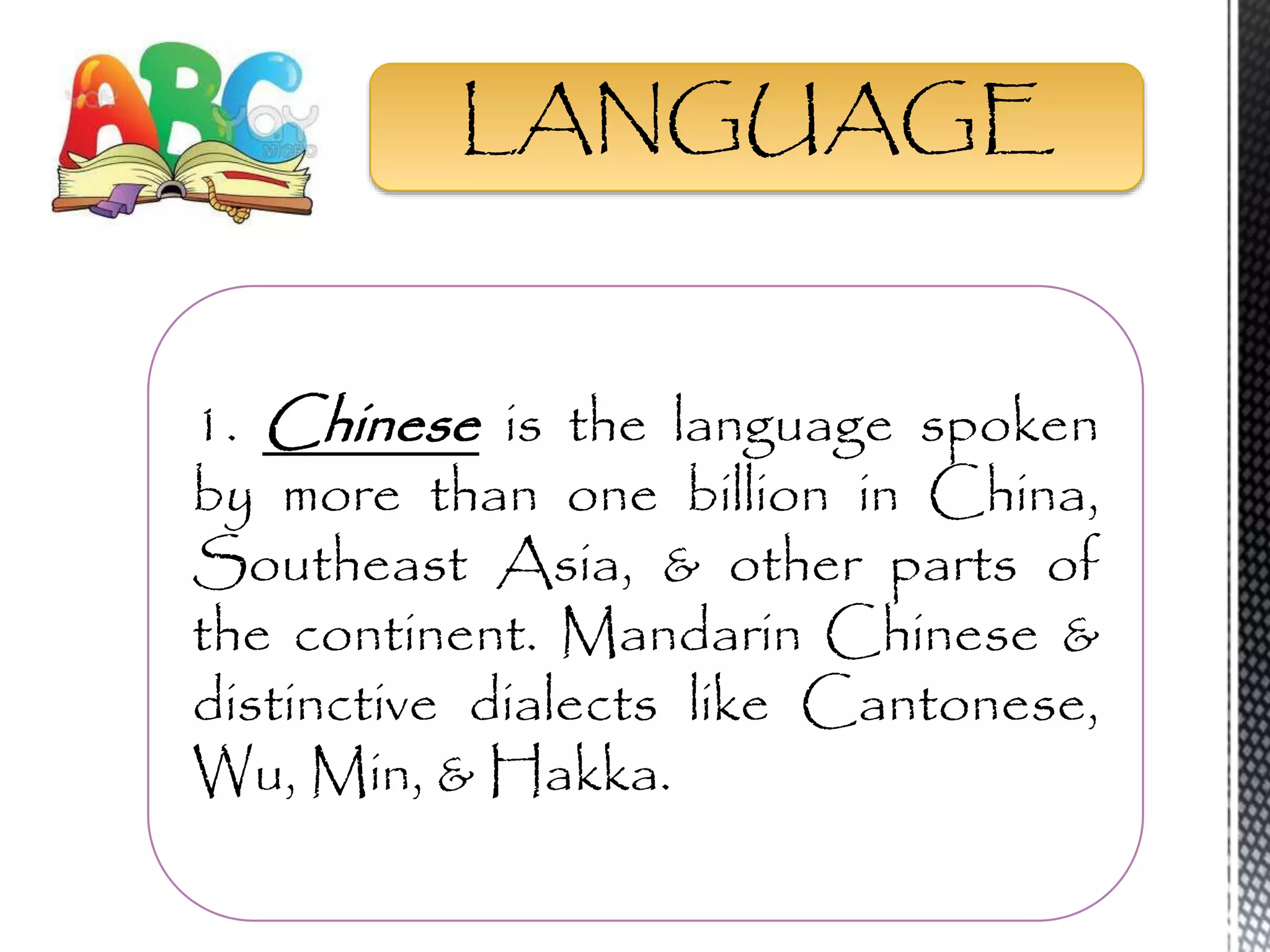 Asian geography( PEOPLE, LANGUAGE AND RELIGION) | PPT