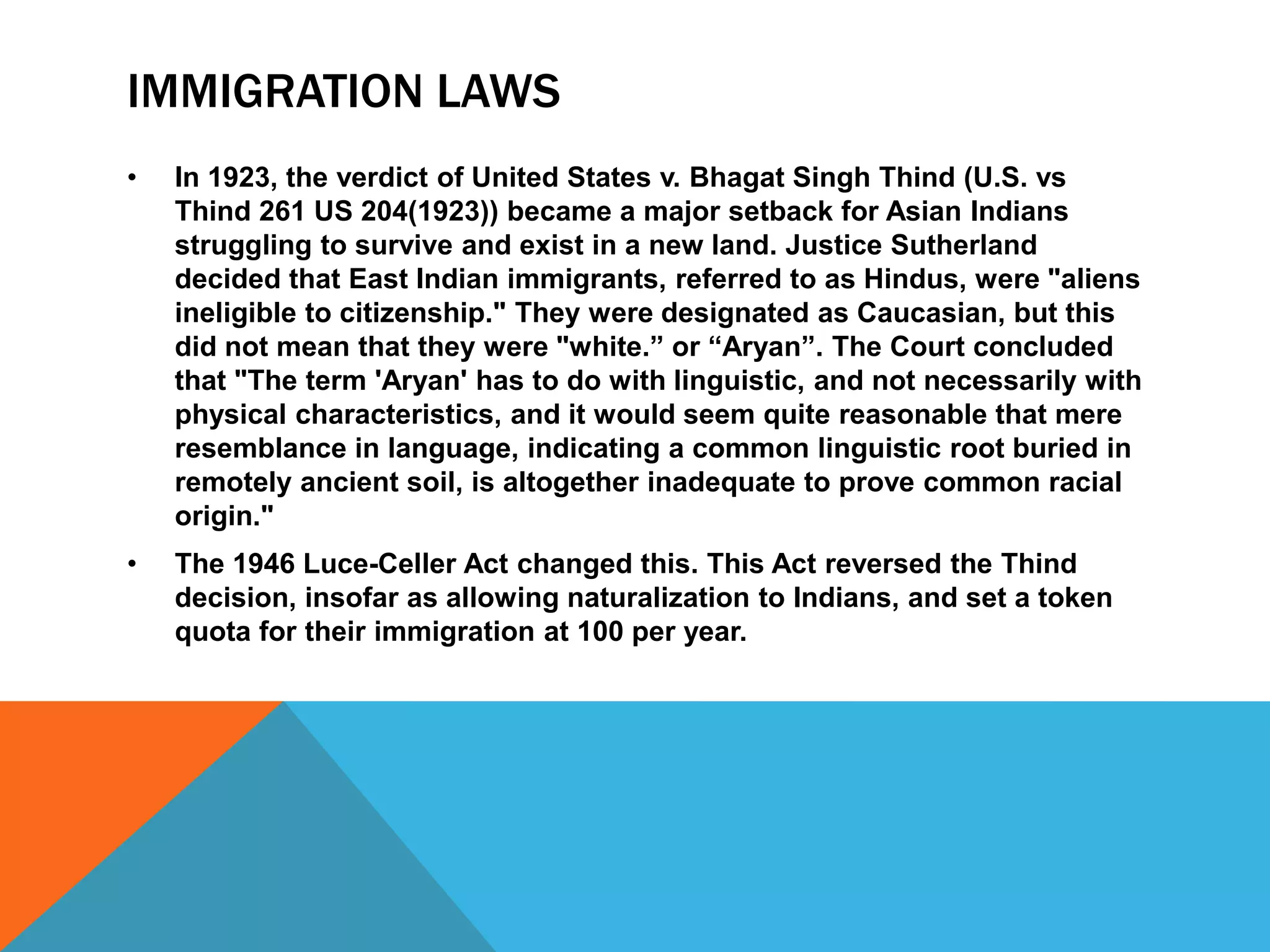 Asian indian americans | PPTX