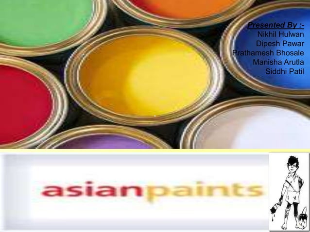 Asian paint final ppt | PPTX | Sales | Business