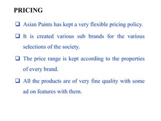Asian paint limited | PPTX