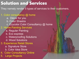 Asian paints | PPTX