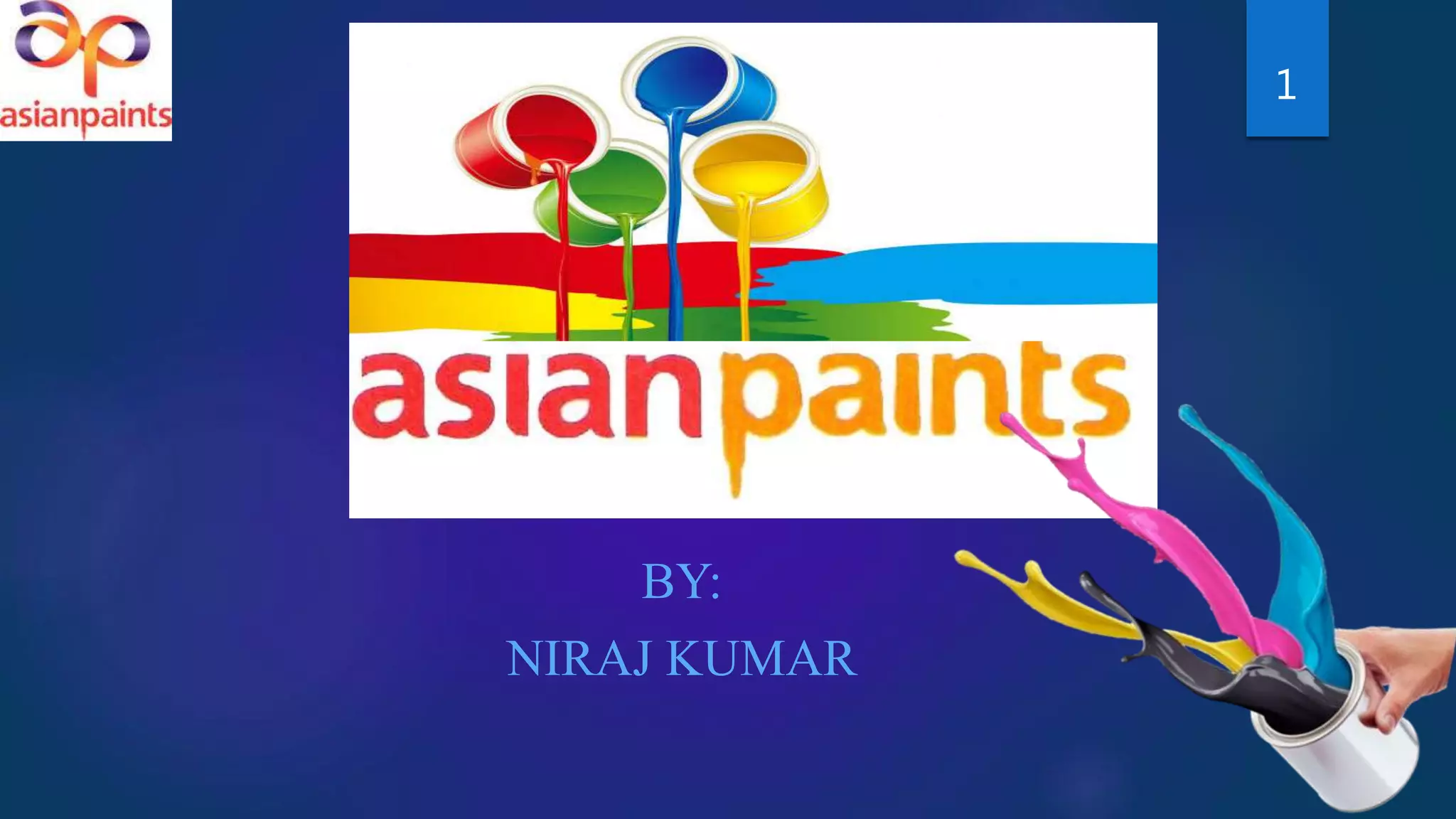 Asian paints- Product mix | PPTX