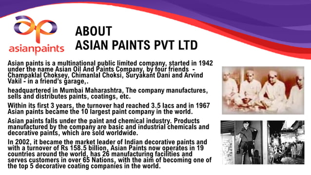 Asian paints Pvt Ltd Financial Statement Analysis - Profitability and ...
